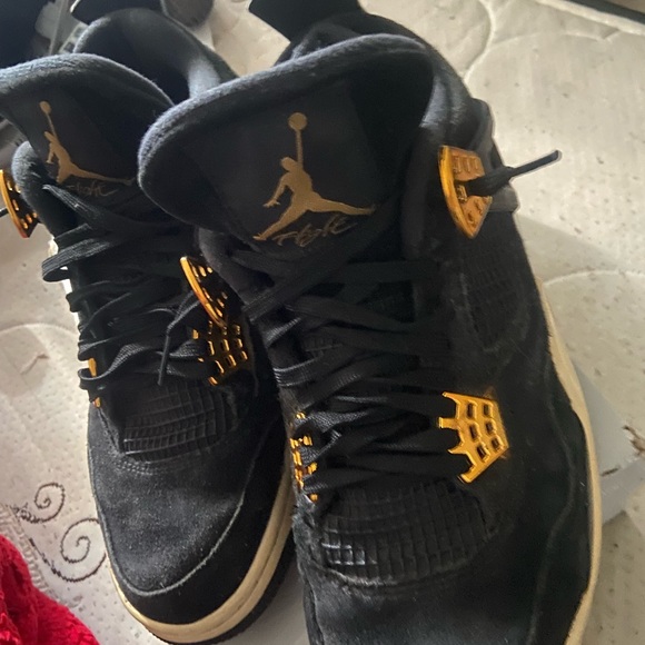 Jordan | Shoes | Jordan Retro 4s Black Gold | Poshmark